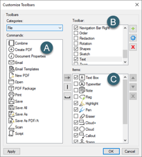 Create Custom Toolbars in Bluebeam Revu